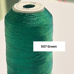 Green Embroidery Thread Spool. 40 Weight. 100 % Polyester. Lime Green ...