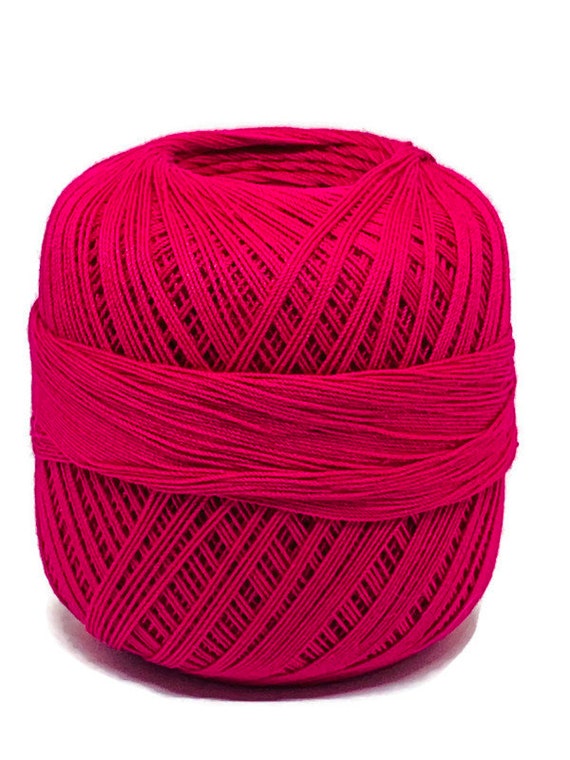 Omega Crochet Thread Size 20. 100% Cotton Thread. Pink Cotton | Etsy