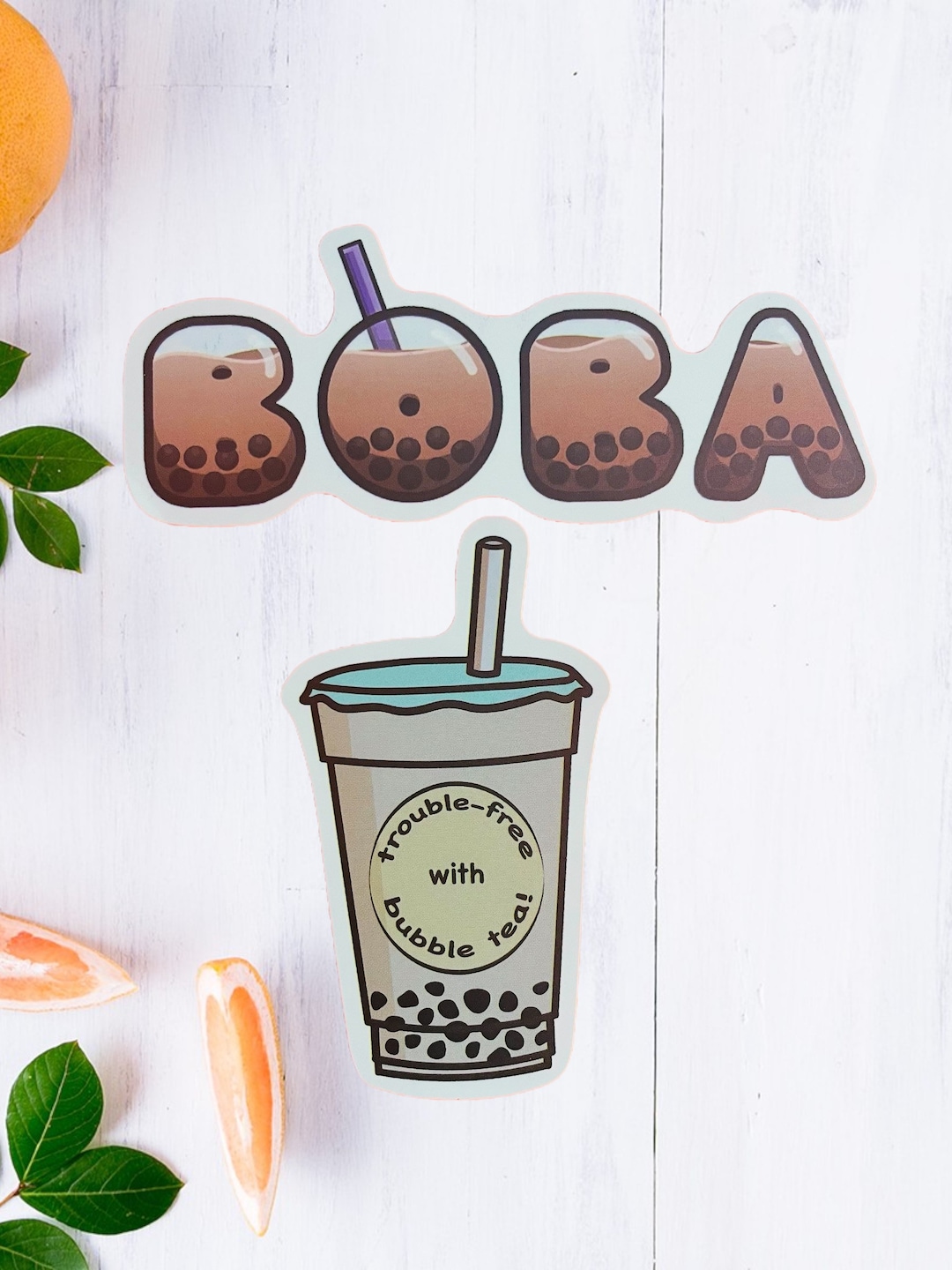 Boba Tea Sticker Bobba Tea Sticker Bobba Bubble Tea Boba Tea Stickers ...