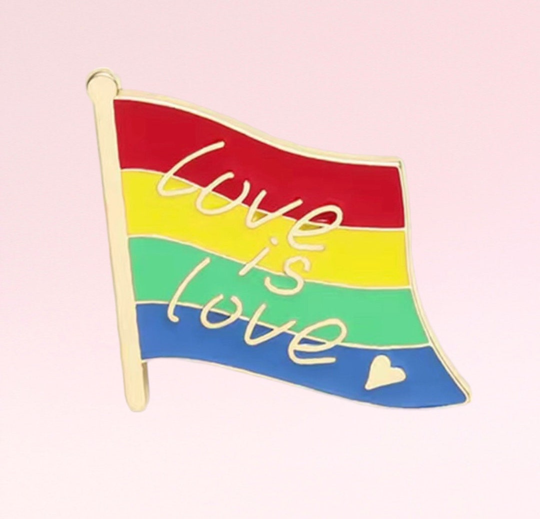 Pride Pins. Pride Enamel Pin. Love is Love. LGBT Pin. Pride Brooche ...