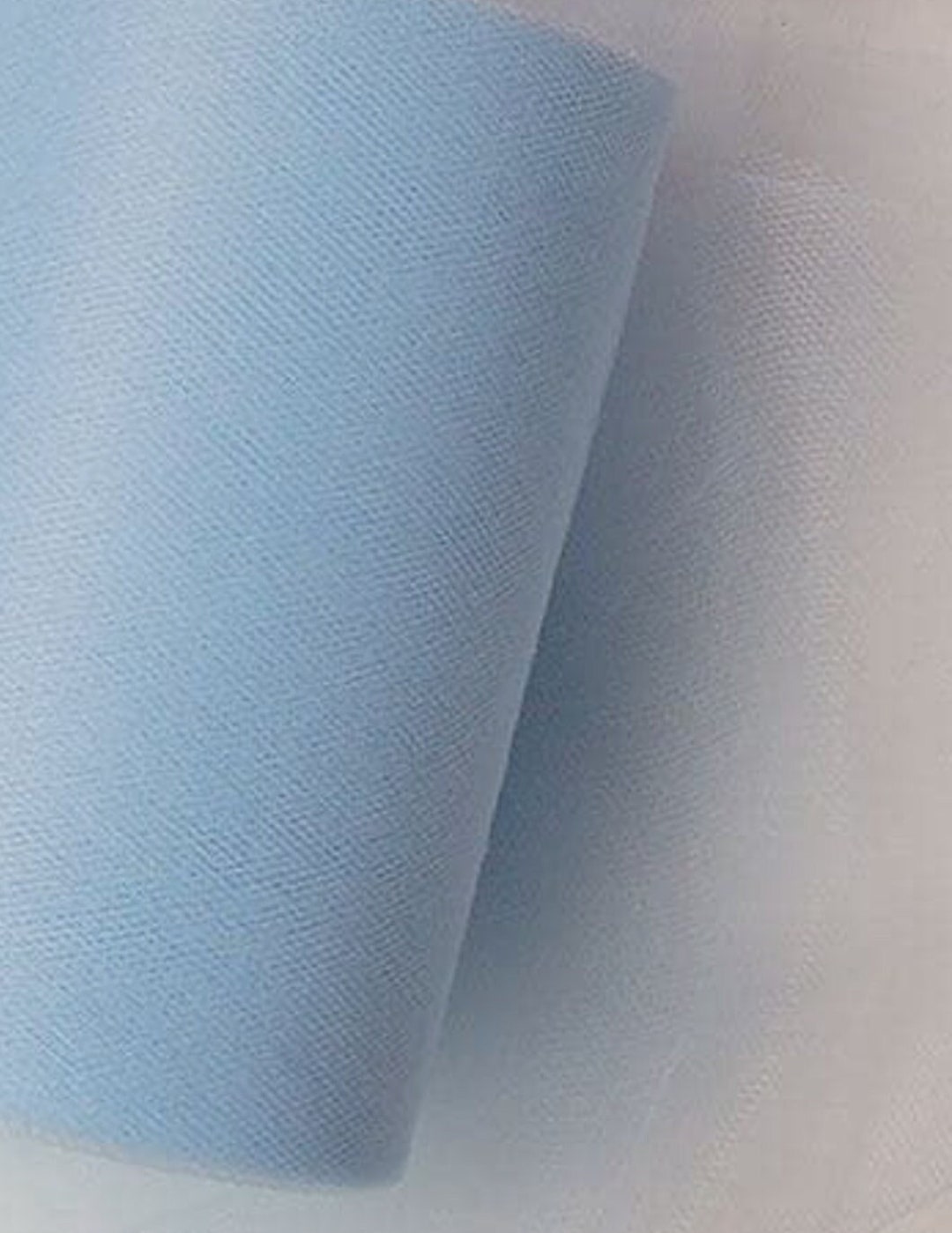 Light Blue Tulle Roll. 100% Polyester Tulle Roll. 6 Inches X - Etsy