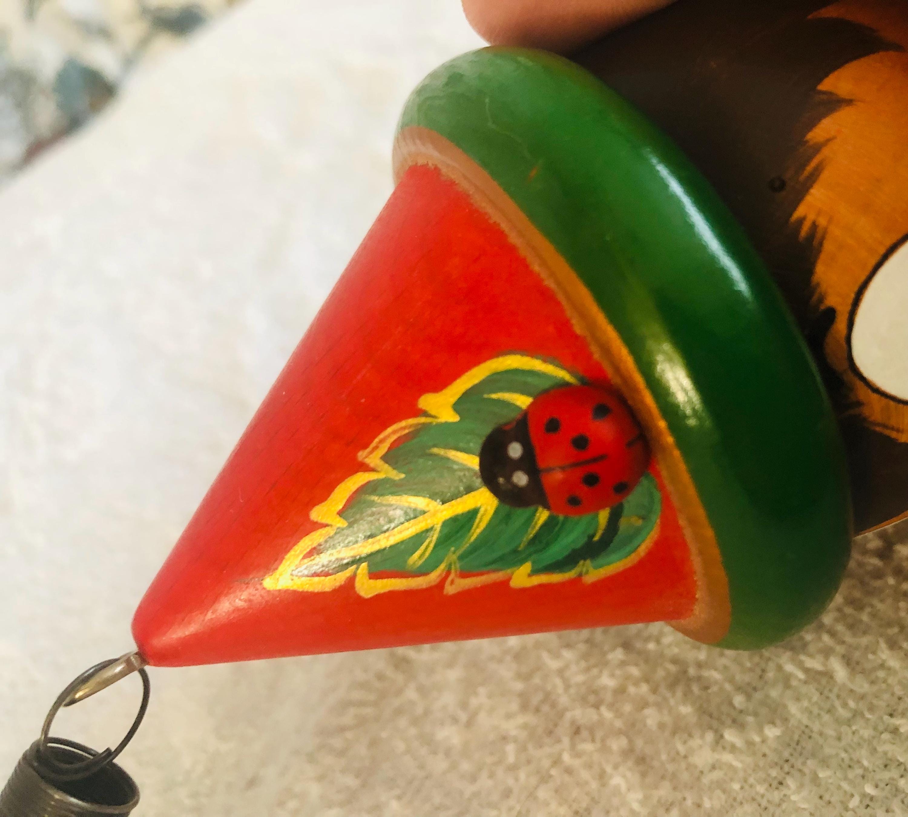 Handmade Pinocchio Wooden Bouncie: Spring Toy, German Style. Very Cute ...