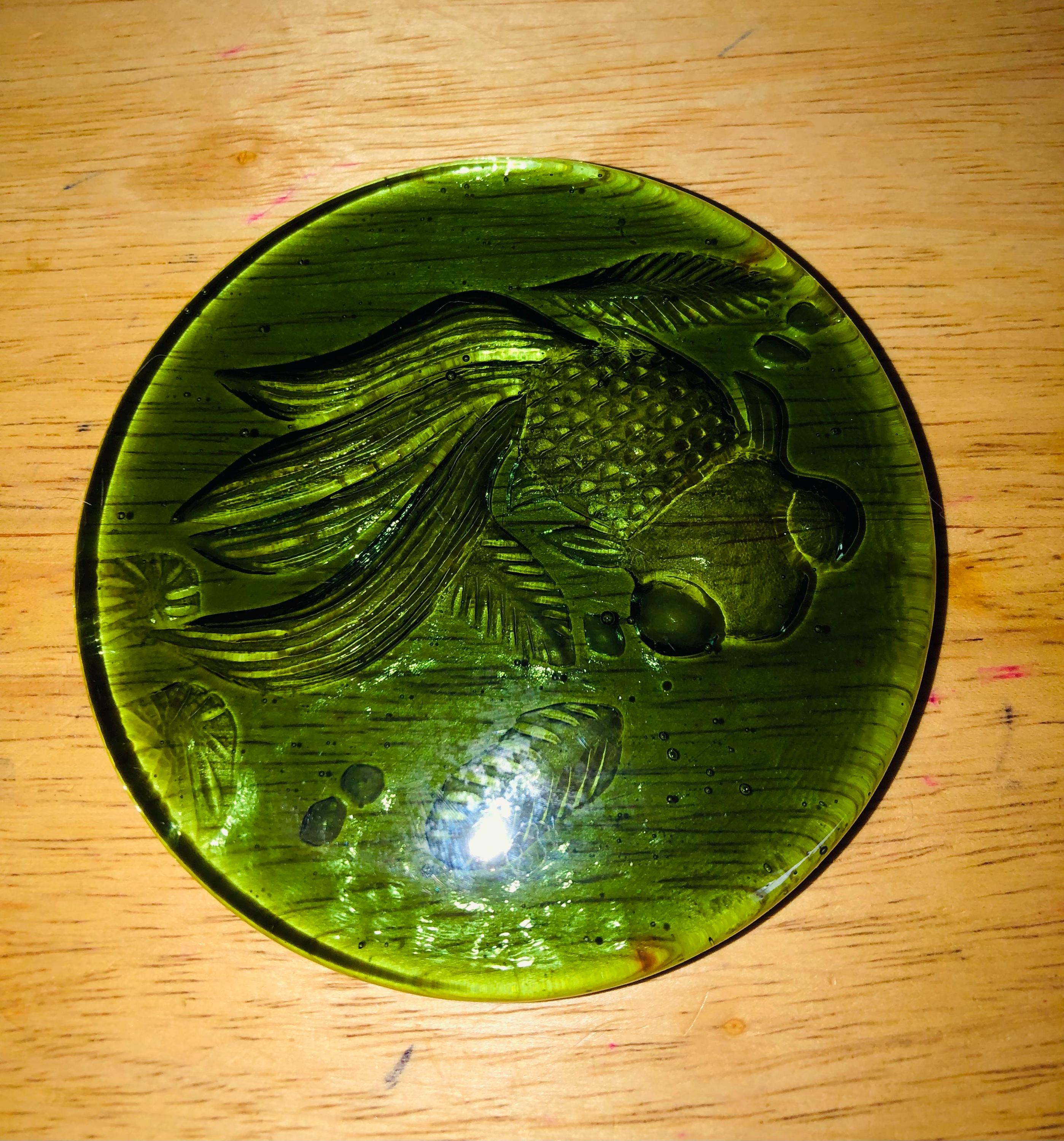 Blenko Glass Paperweight. Vintage. Very Beautiful! 4” D. - Etsy