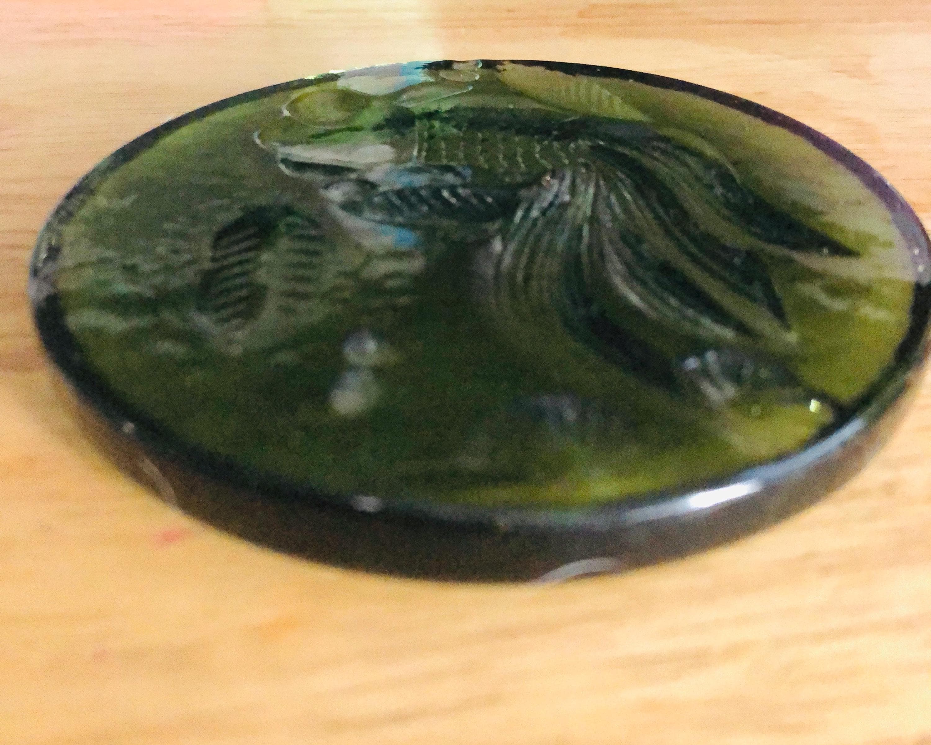 Blenko Glass Paperweight. Vintage. Very Beautiful! 4” D. - Etsy