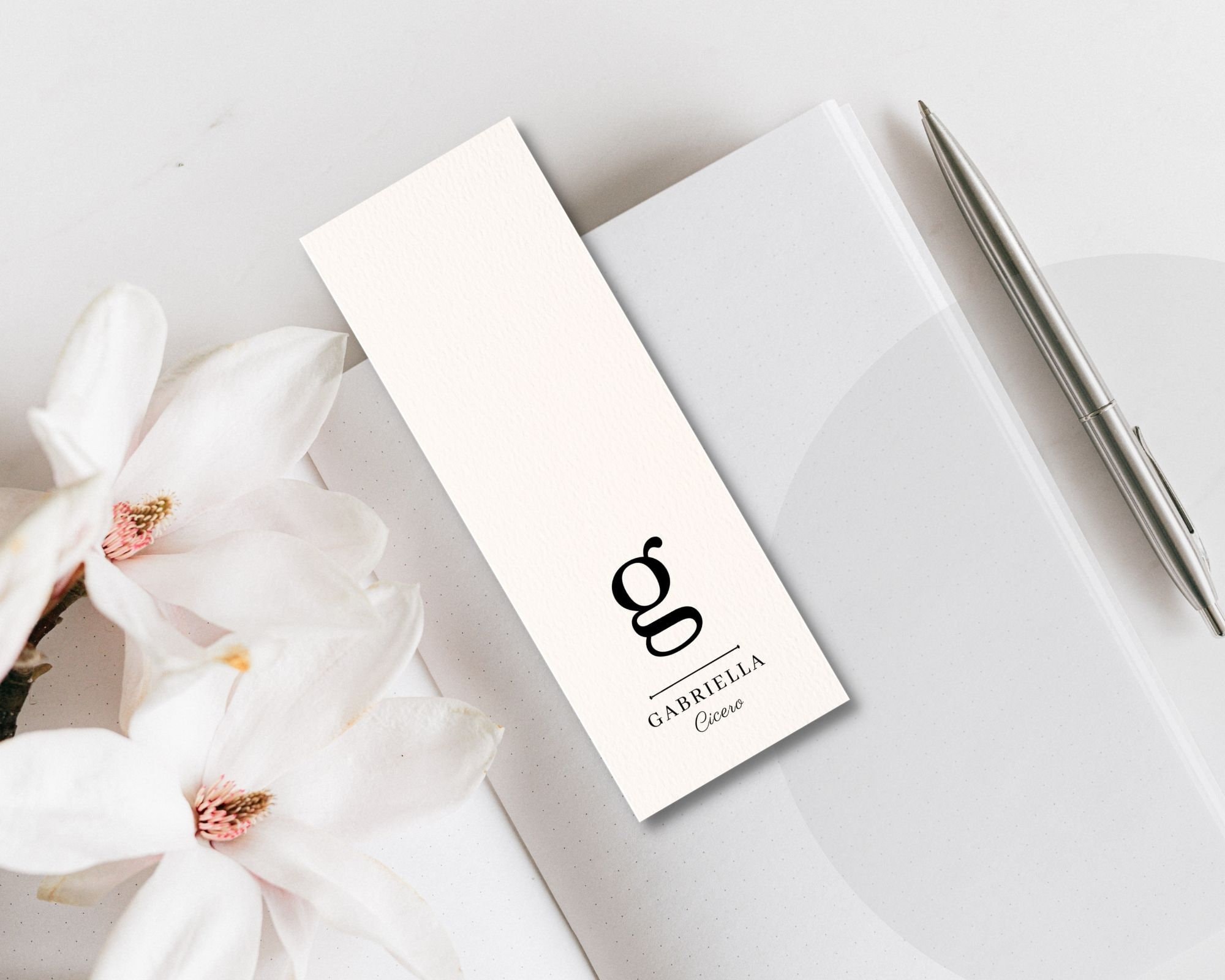 Minimal Modern Functional Bookmark Template, Wedding Name Place Card ...