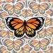 Monarch Butterfly Sticker Laminated Glossy Finish - Etsy