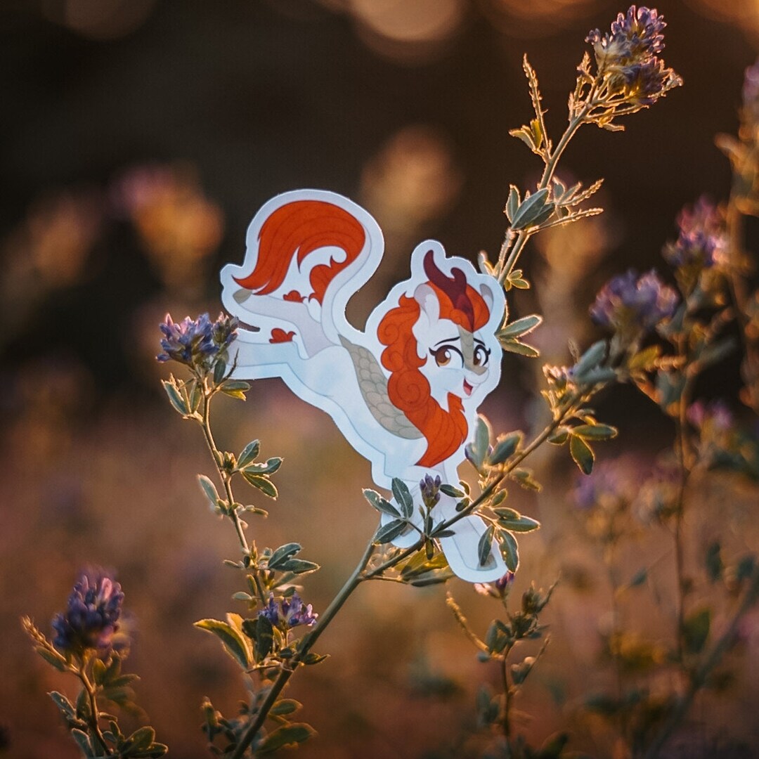 Kirin Sticker My Little Pony Autumn Blaze Laminated - Etsy