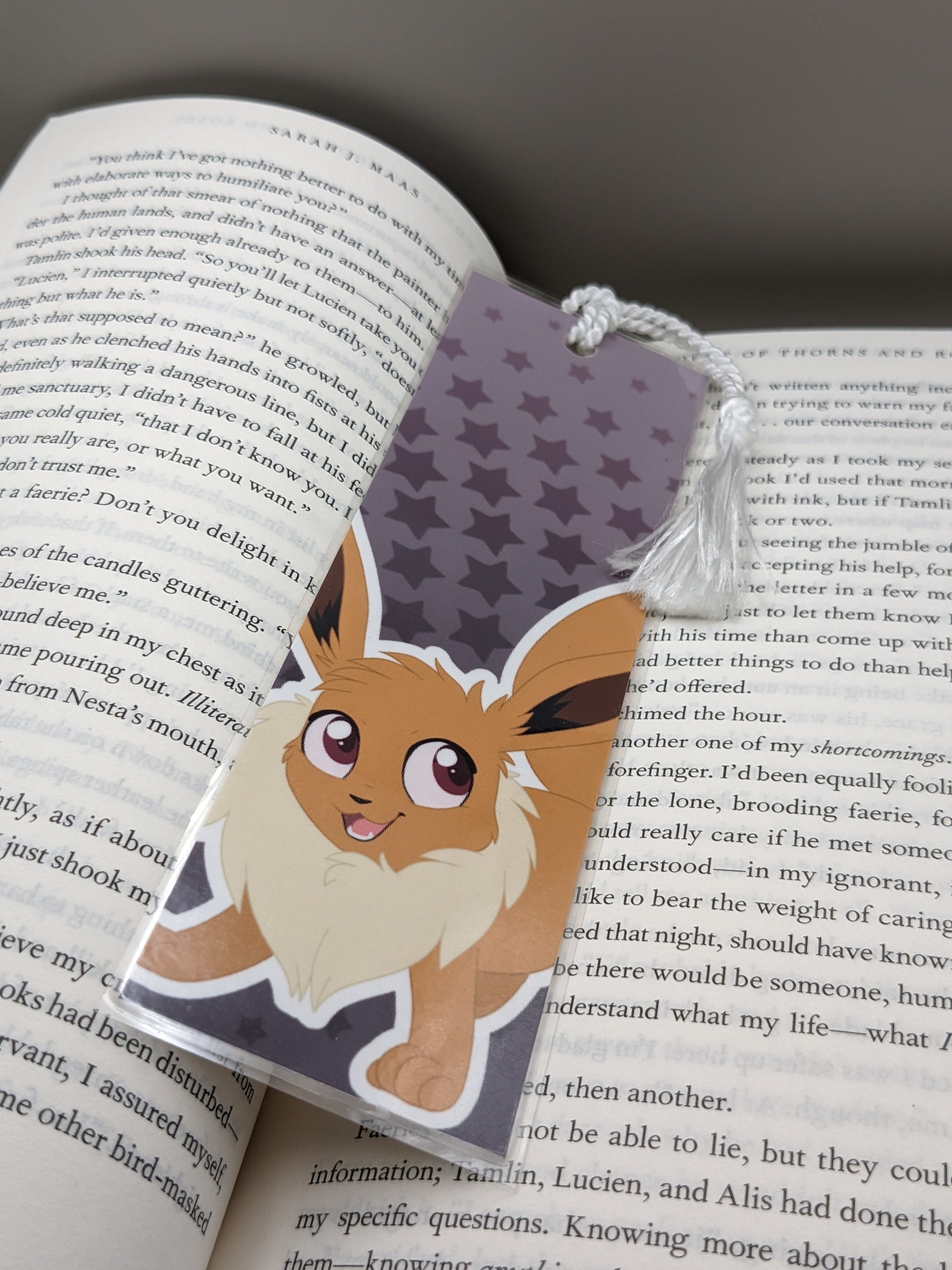 Eevee Laminated Bookmark // Laminated Cute Pokemon Eeveelutions - Etsy