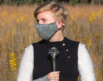 Chainmail Face Mask - Etsy