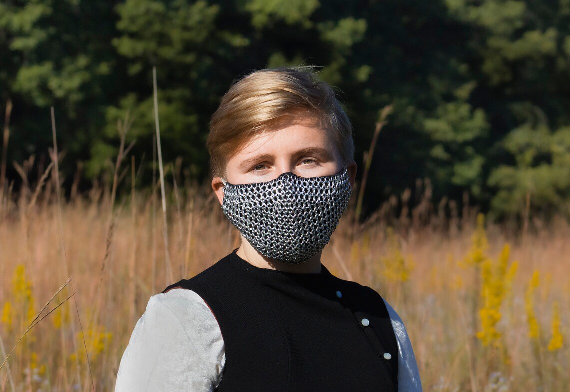 Chainmail Face Mask - Etsy
