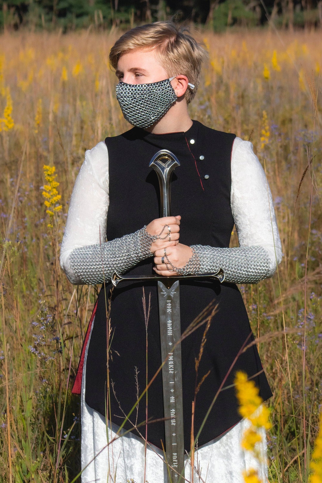 Chainmail Face Mask - Etsy Canada