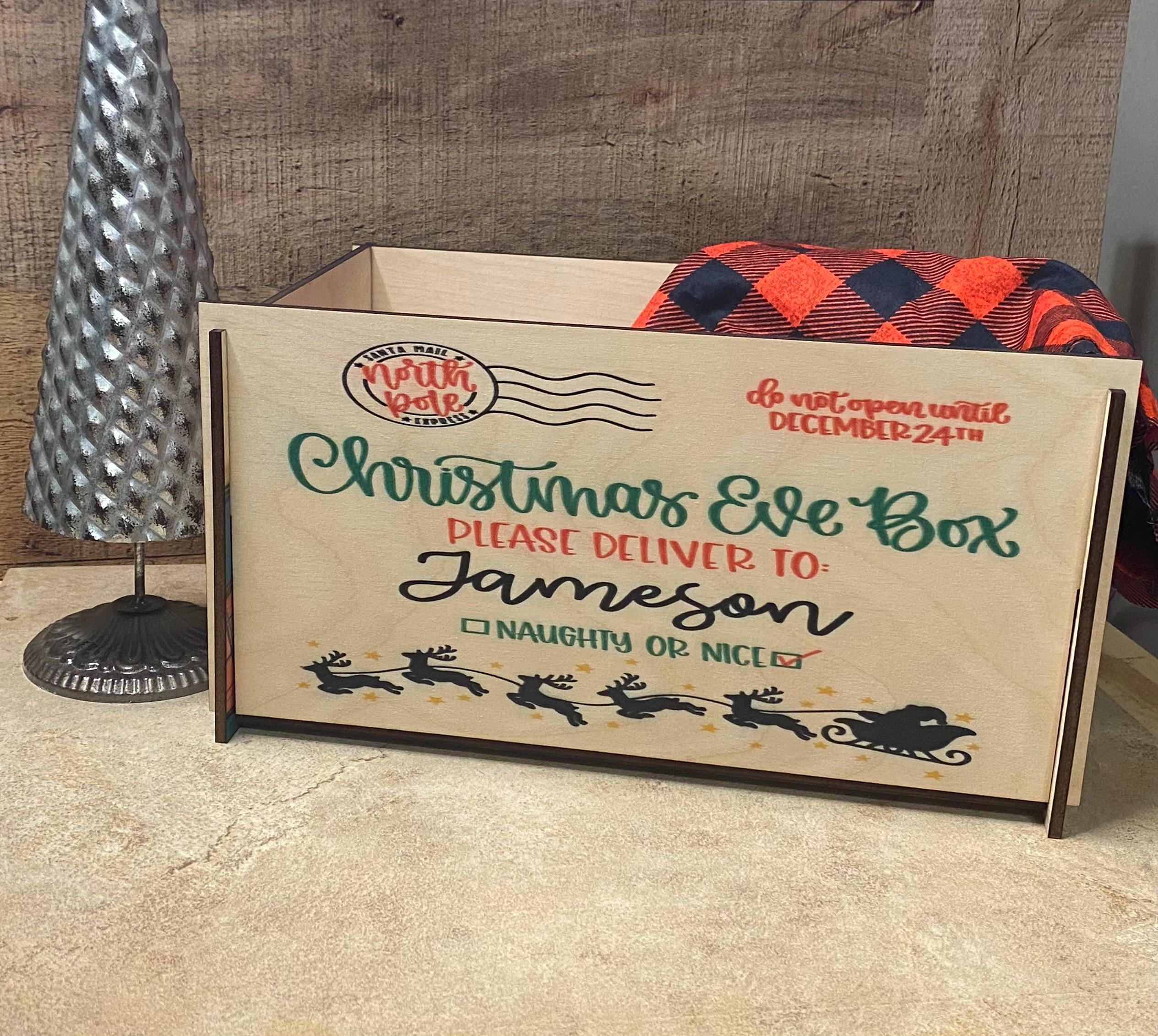 Personalized Christmas Eve Box – Custom Holiday Gift Box for Kids ...