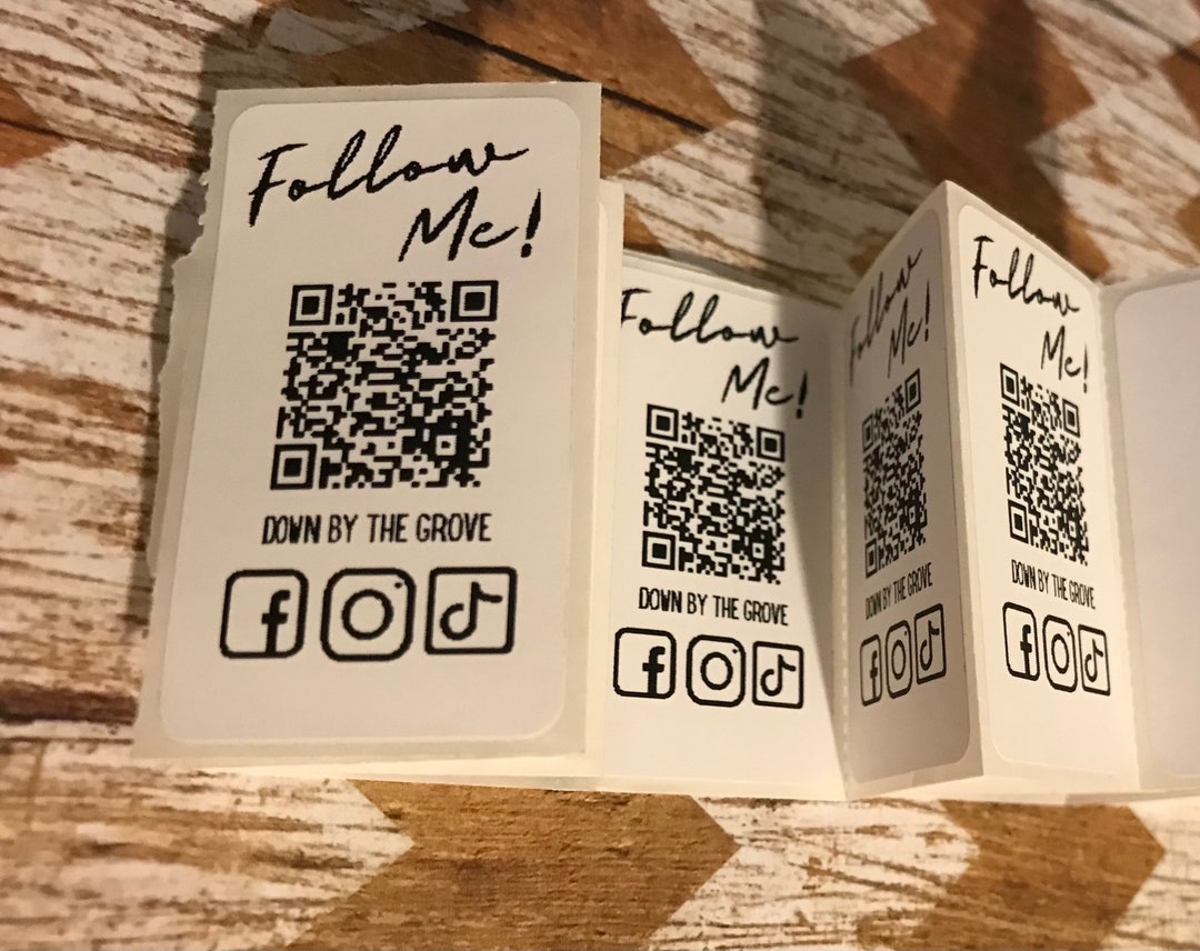 Customized Labels QR Code Branding Shipping Label Personalized Stickers ...