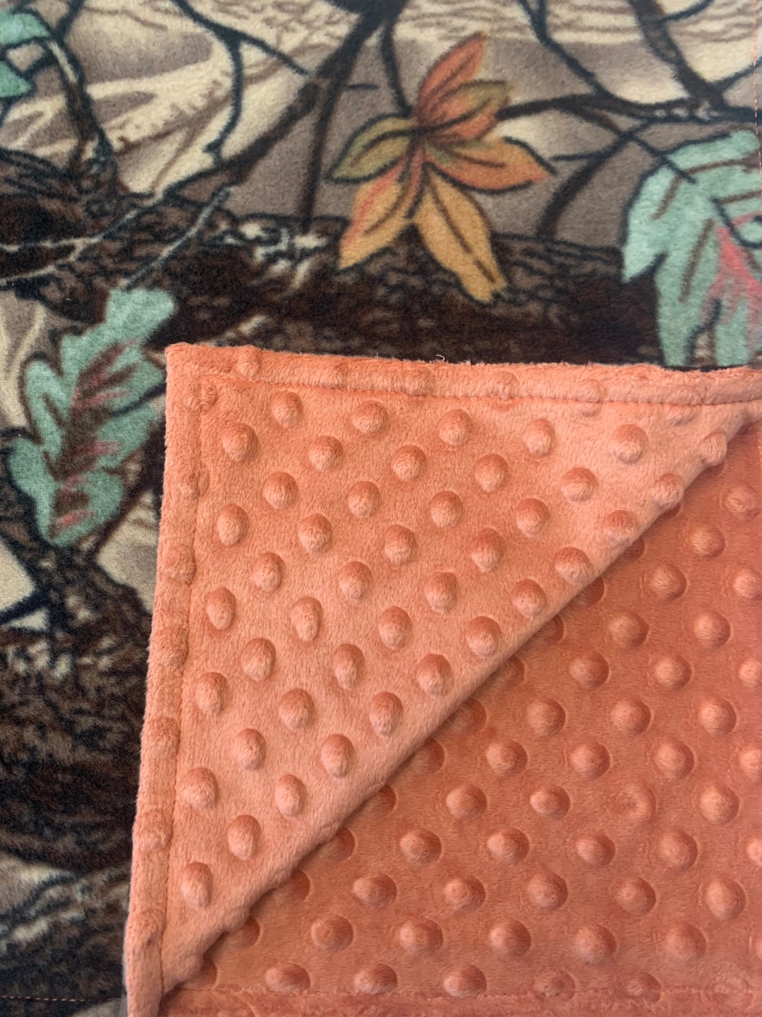 Fall Leaves Camo Baby Blanket - Etsy