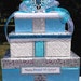 Winter Wonderland Card Boxes,blue Card Box,card Box With Slot ...