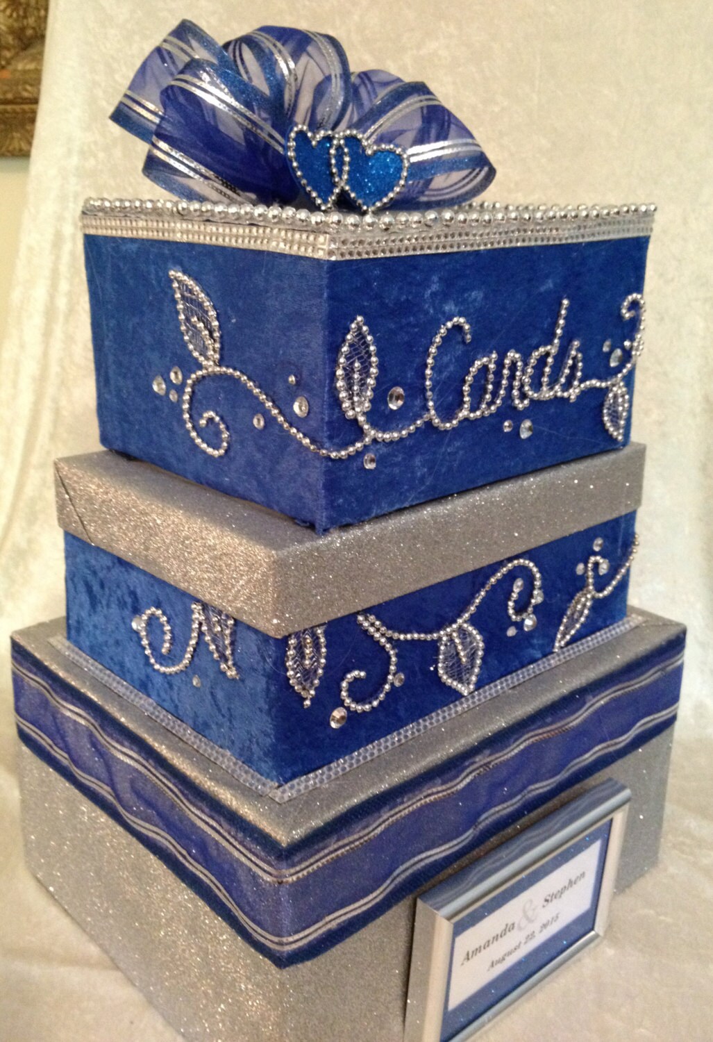 Royal #blue Wedding,wedding Gift,card Box,boxes for Wedding Cards ...