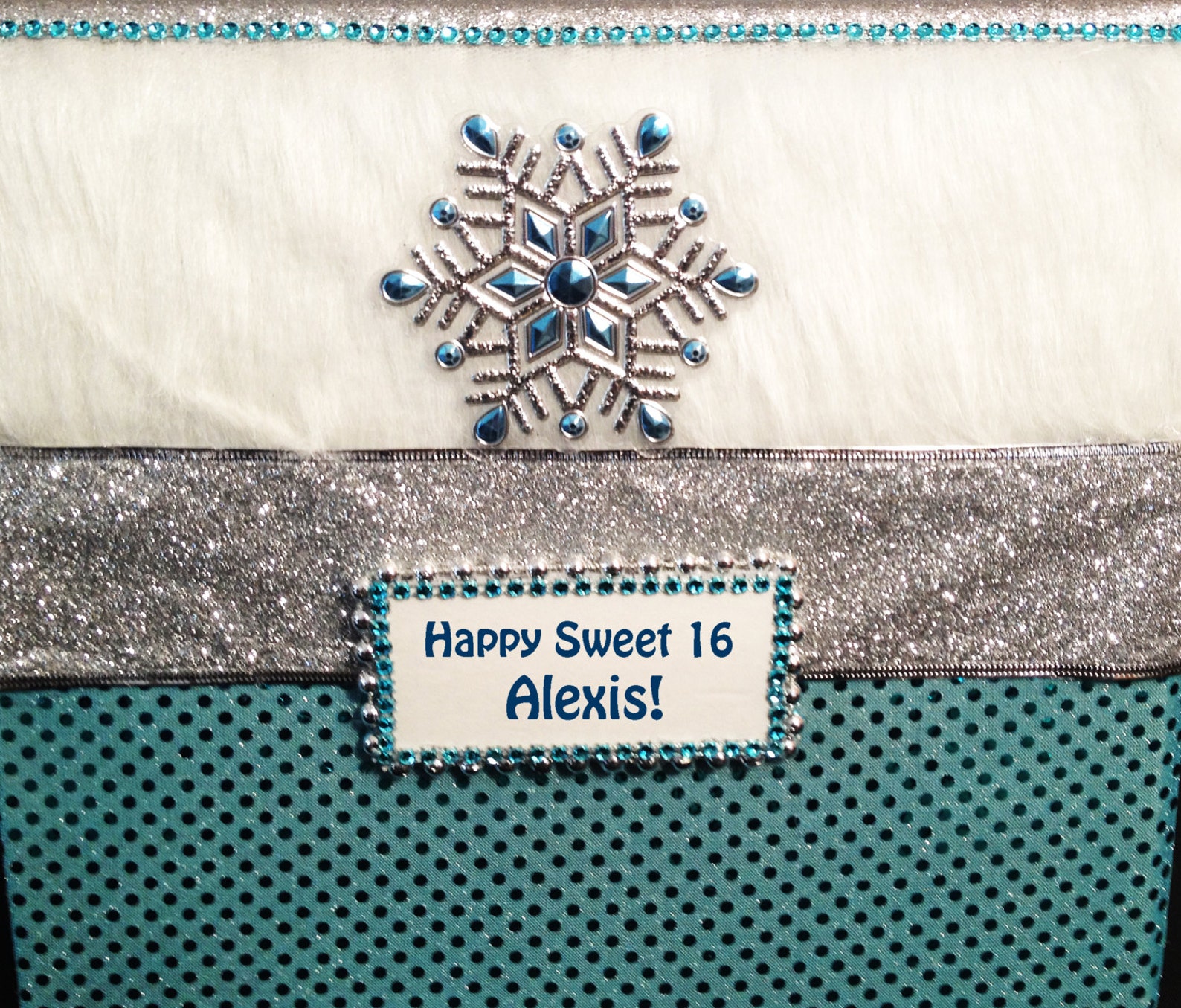Sweet 16 Card,winter Wonderland,card Box,wedding Card Box,card Box With ...