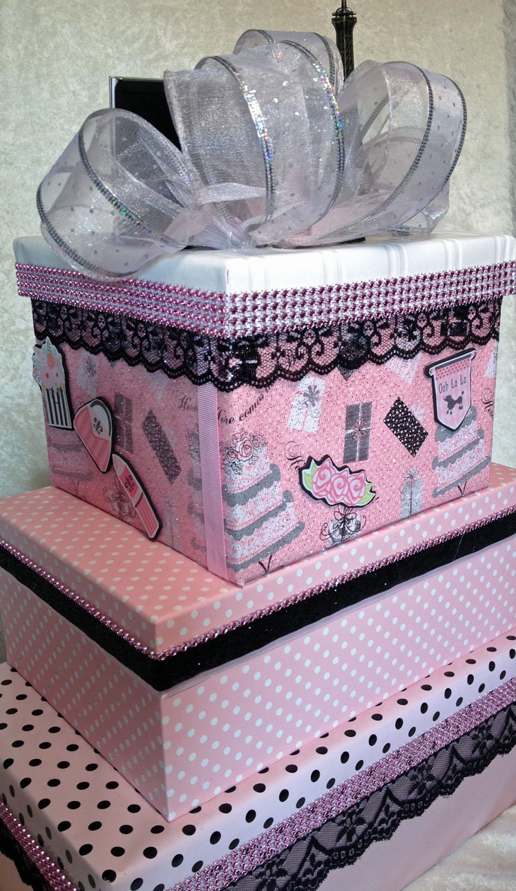 Paris Theme Partycard Box With Slotparisparis Wall | Etsy