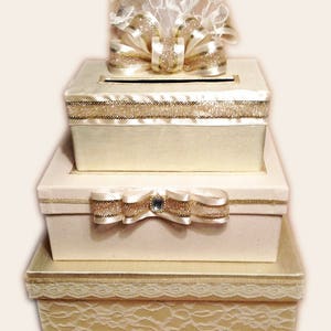 Gold Wedding,wedding Card Box With Slot,gold Wedding Band,gold Wedding ...