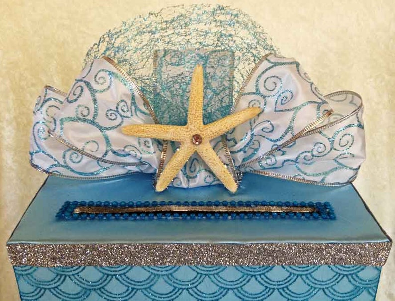 Mermaid Card Boxmermaid Tailmermaid Invitationsweet 16 - Etsy