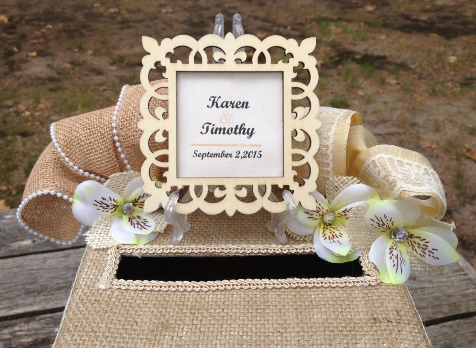 Rustic Wedding Card Boxrustic Card Holder for Weddingrustic | Etsy