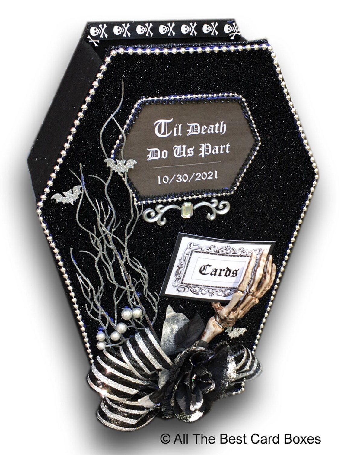 Coffin Card Box,gothic Wedding Card Box,gothic Wedding,gothic Wedding ...