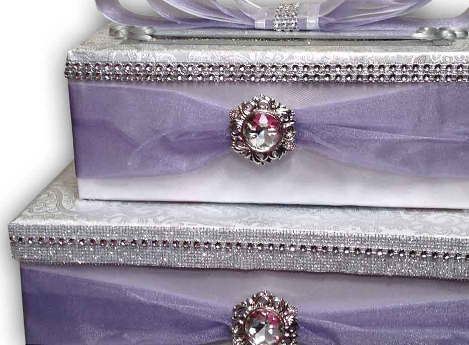 Rhinestone Broochwedding Card Boxcard Box With - Etsy