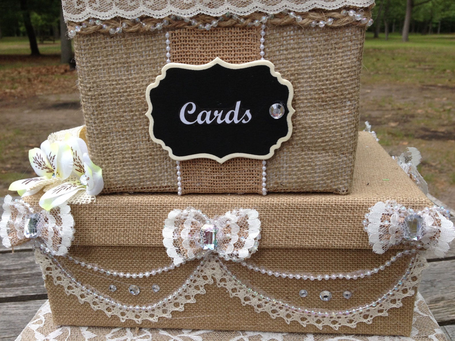 Rustic Wedding Card Boxrustic Card Holder for Weddingrustic | Etsy