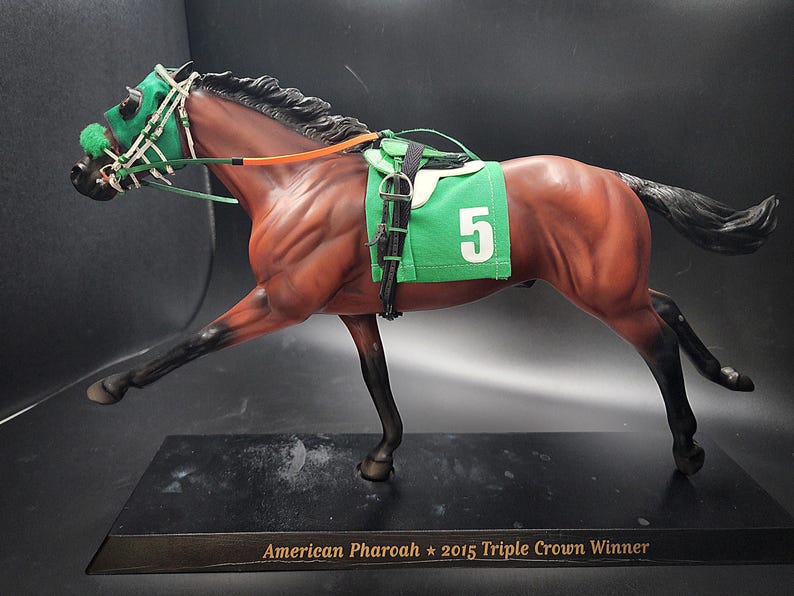 Breyer Peter Stone Resin Model Horse LSQ Race Tack Set - Etsy