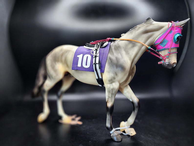 Breyer Peter Stone Resin Model Horse LSQ Race Tack Set - Etsy