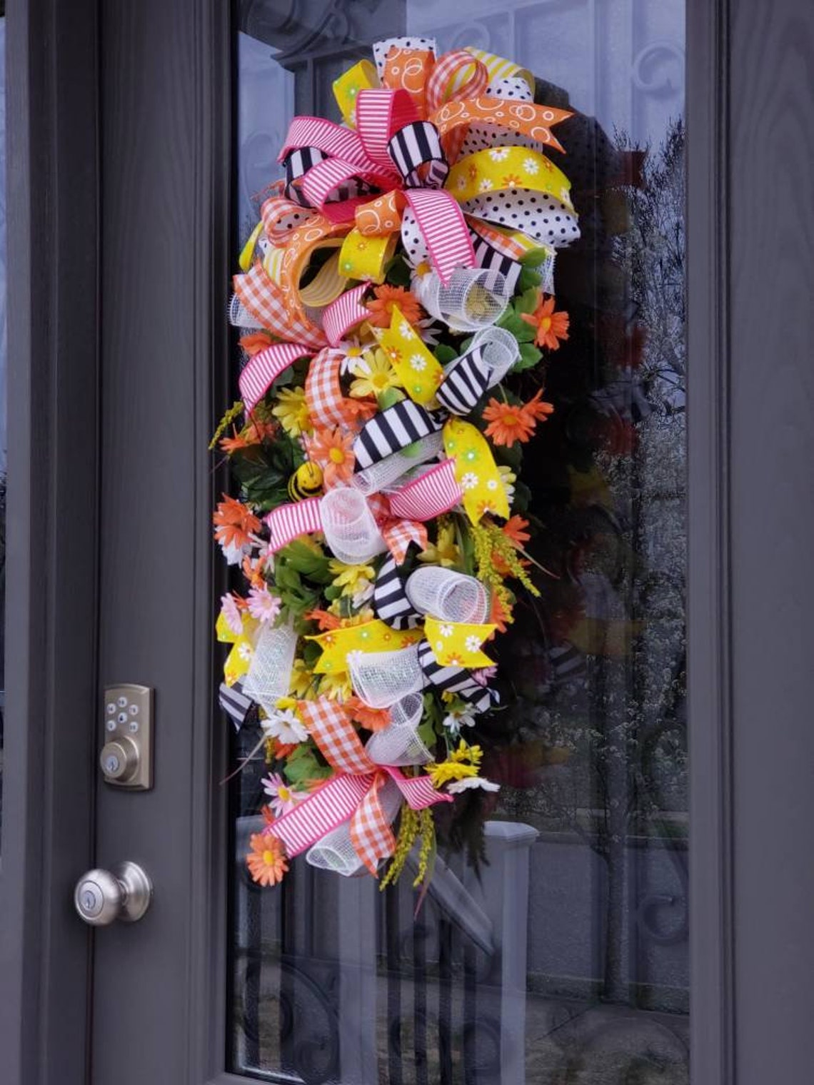 Spring Swag Summer Swag Spring Door Decor Summer Door | Etsy