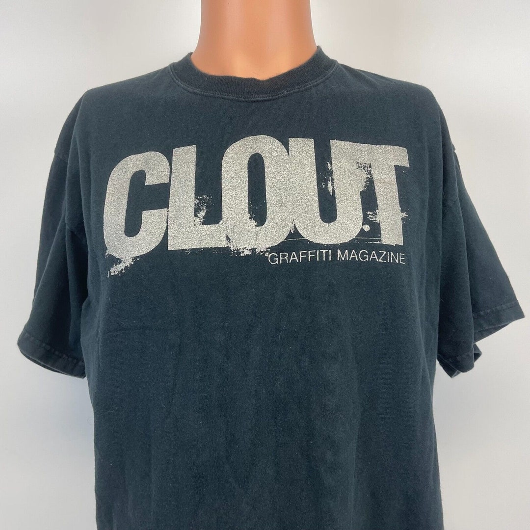 Clout Graffiti Magazine Header Logo T Shirt Vintage Hip Hop - Etsy