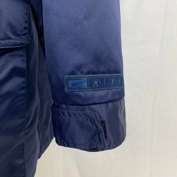 Nike Waterproof Solid Field Jacket Vintage 90s Blue S… - Gem