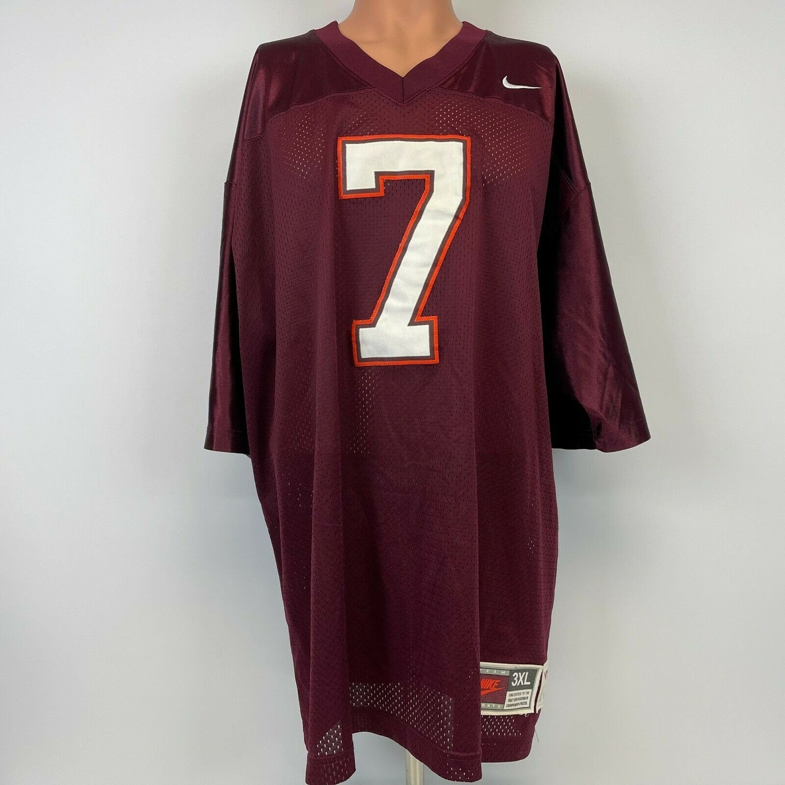 Nike Michael Vick Virginia Tech Hokies College Football Jersey 2000 ...