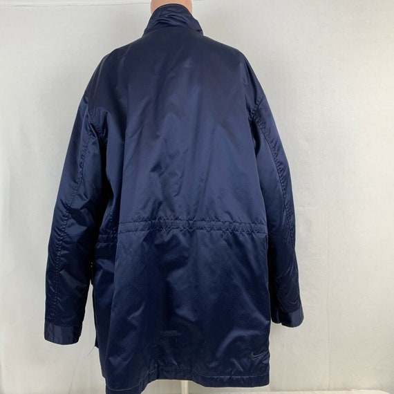 Nike Waterproof Solid Field Jacket Vintage 90s Blue S… - Gem