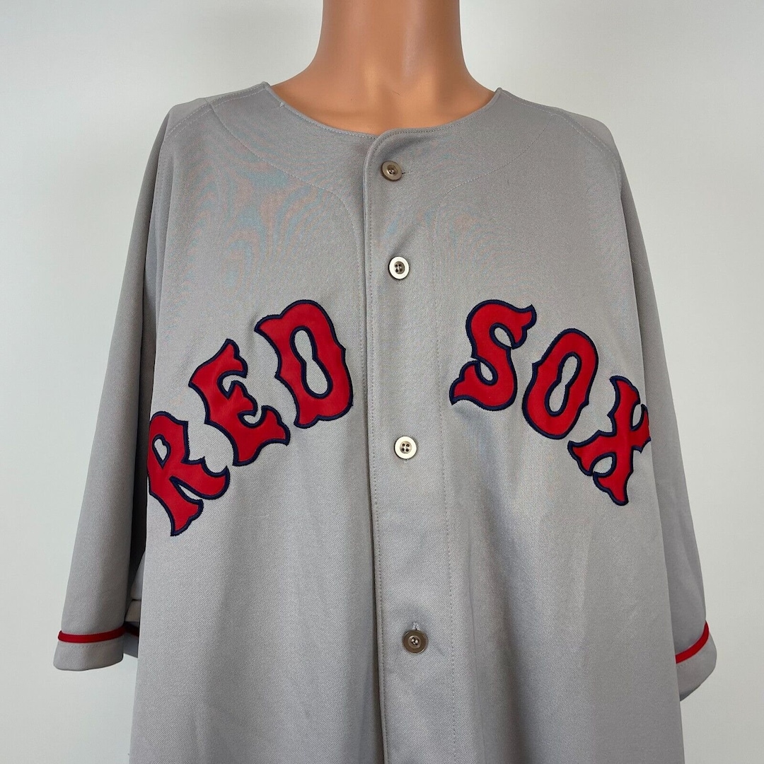 Vintage Russell Athletic Boston Red Sox Road Jersey MLB Baseball Sewn ...