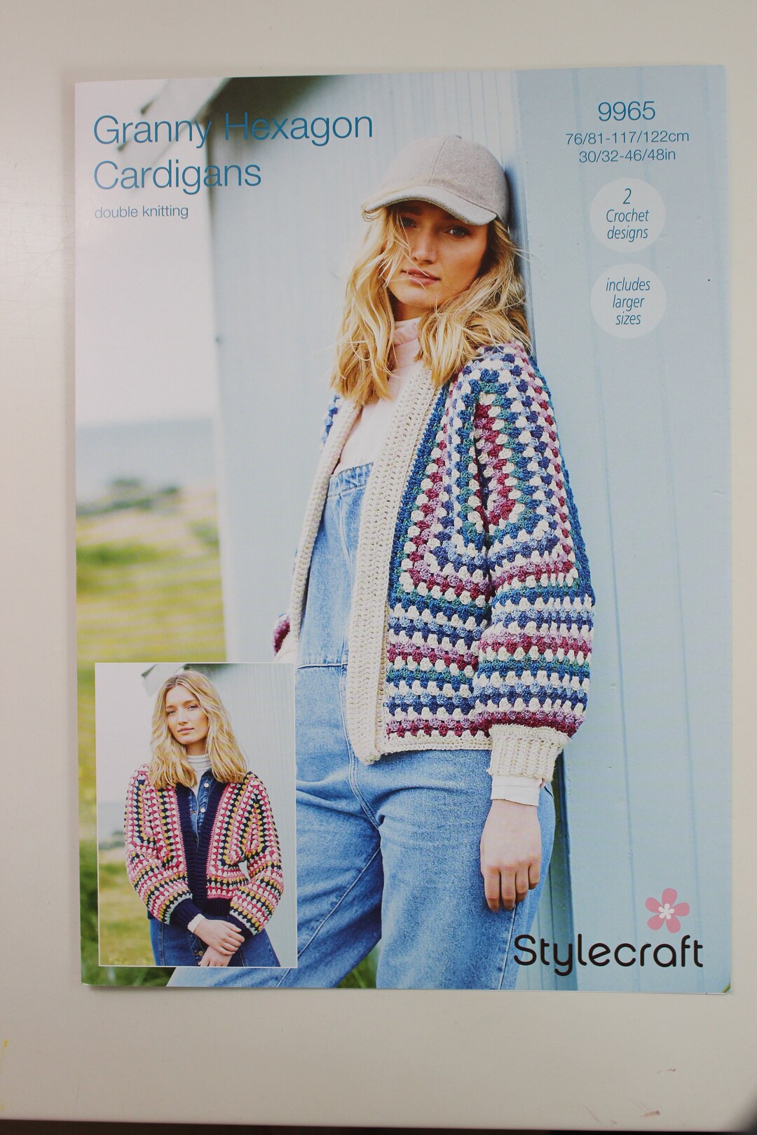 Crochet Granny Hexagon Cardigan Pattern Sheet, Hexi Cardi Pattern Sheet ...