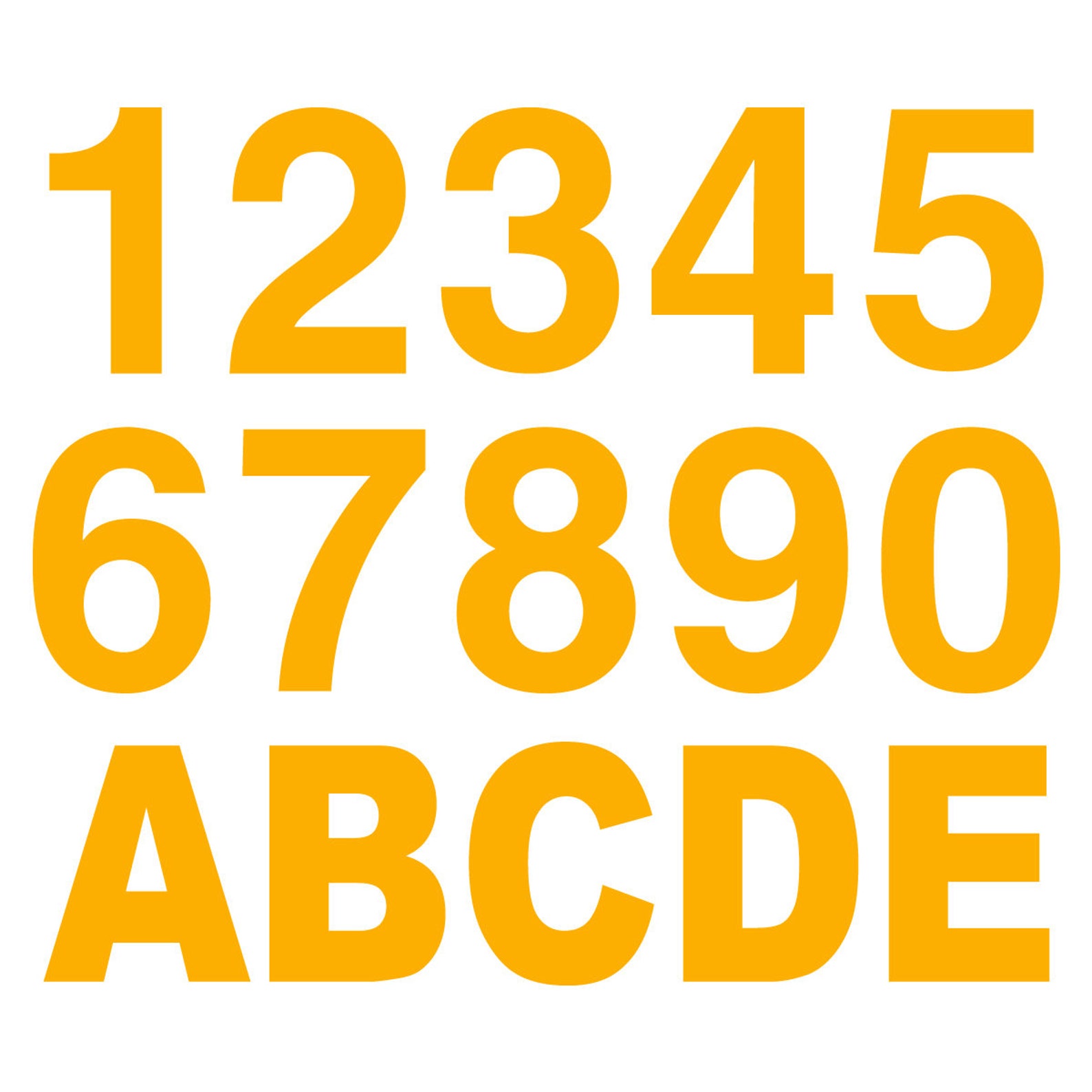 Custom Letter Name Number Choose Your Size Reflective | Etsy