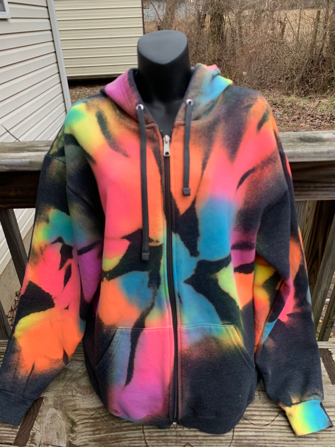 Tie Dye Zip Up,tie Dye,tie Dye Hoodie,tie Dye Sweatshirt,tie Dye Jacket ...