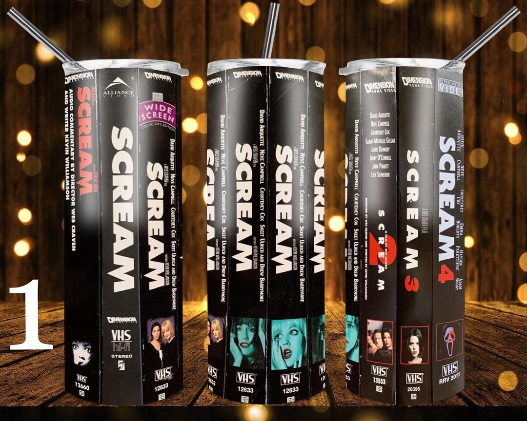 Scream Movie VHS Tape Tumbler: 80s/90s Nostalgia - Etsy
