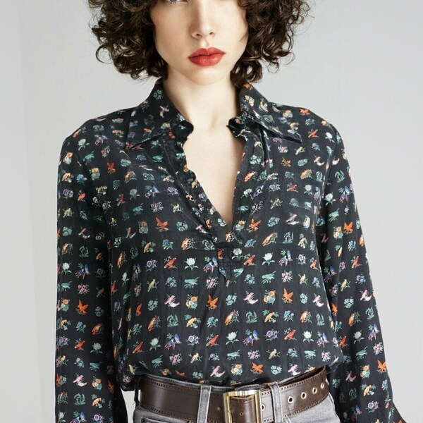90s Blouse - Etsy