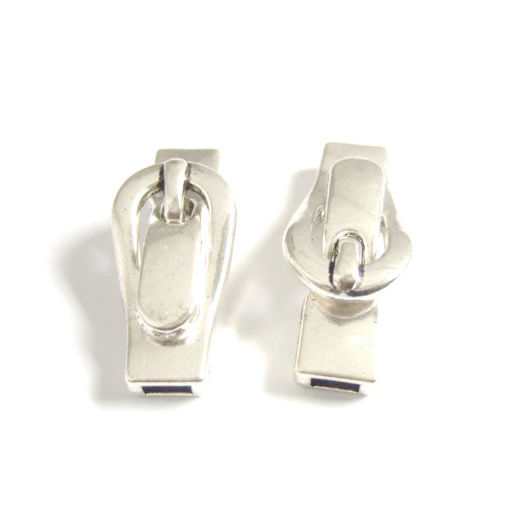 5 Sets Antique Silver 5x2mm Buckle Clasp 5mm Flat Leather Clasps - Etsy