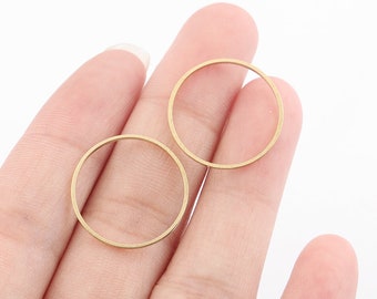 10pcs Brass Twisted Triangle Rings 20mm Welded Raw Brass - Etsy