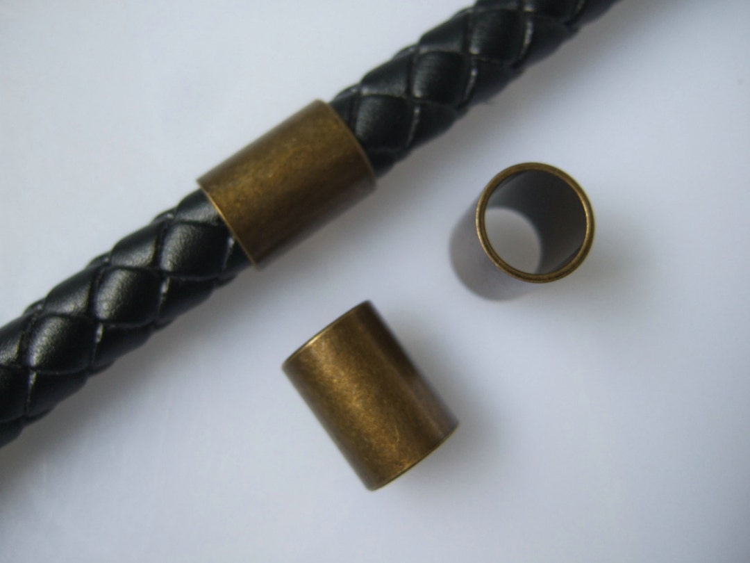 10pcs 10mm Round Tube Slider Spacer Brass Sliders - Etsy