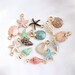 15 Colorful Conch Sea Shell Charms Pendants for Anklet Bracelet ...
