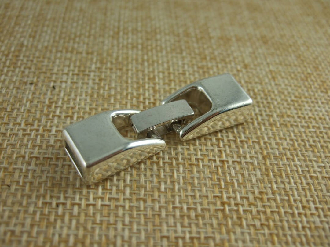 5 Sets Antique Silver 8x2.8mm Snap Clasp for 8mm Flat Leather Cord - Etsy