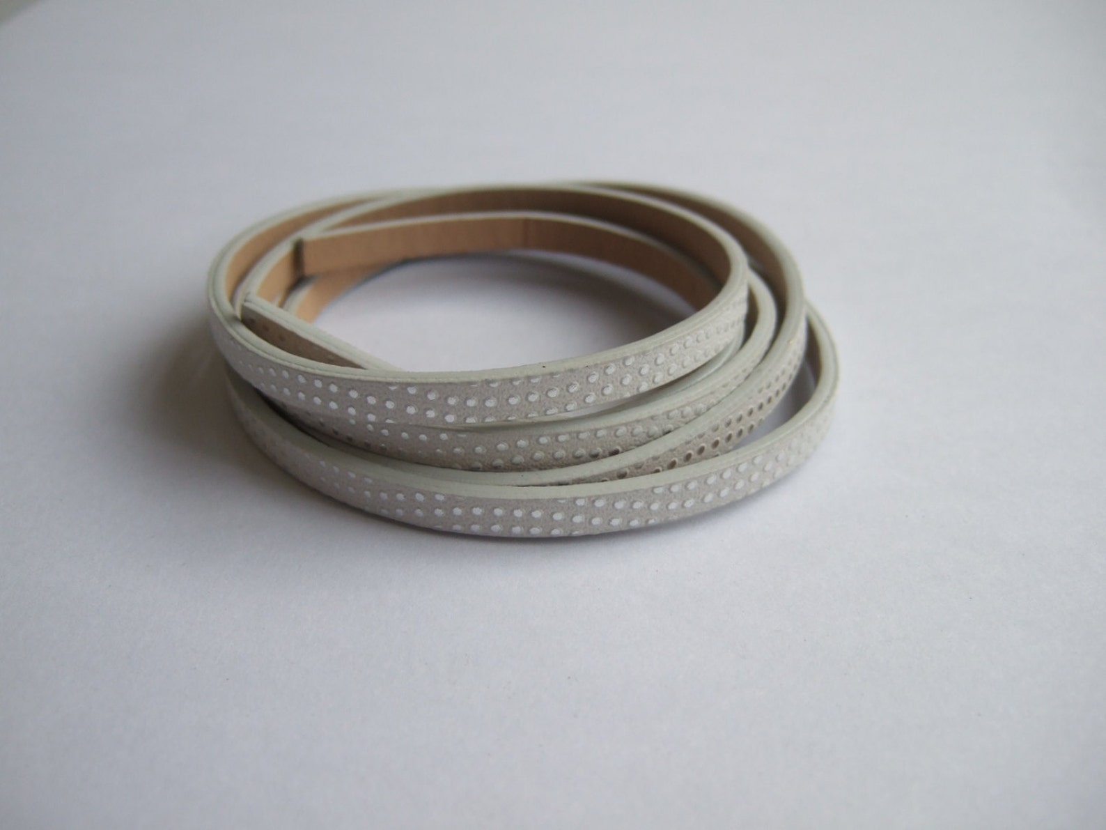 1meter 5x2mm White Leather Cord 5mm Flat PU Leather Cord Wave | Etsy