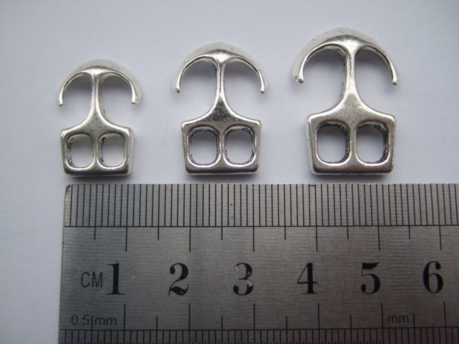 10pcs -- 3 Size Choose Antique Silver Anchor Clasps for Leather ...