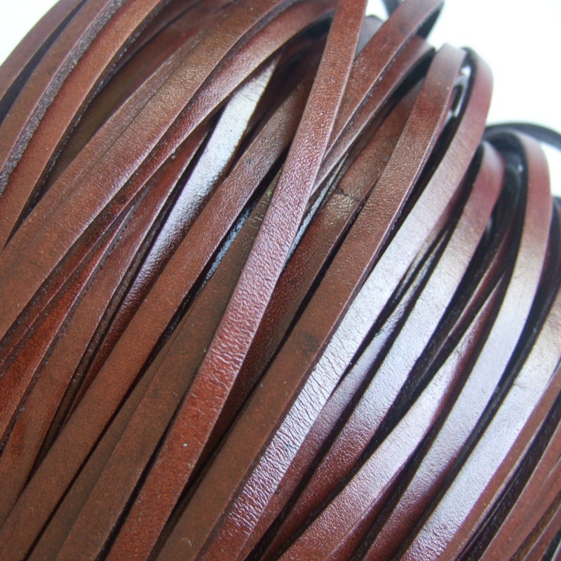 Flat Leather Cord - Etsy