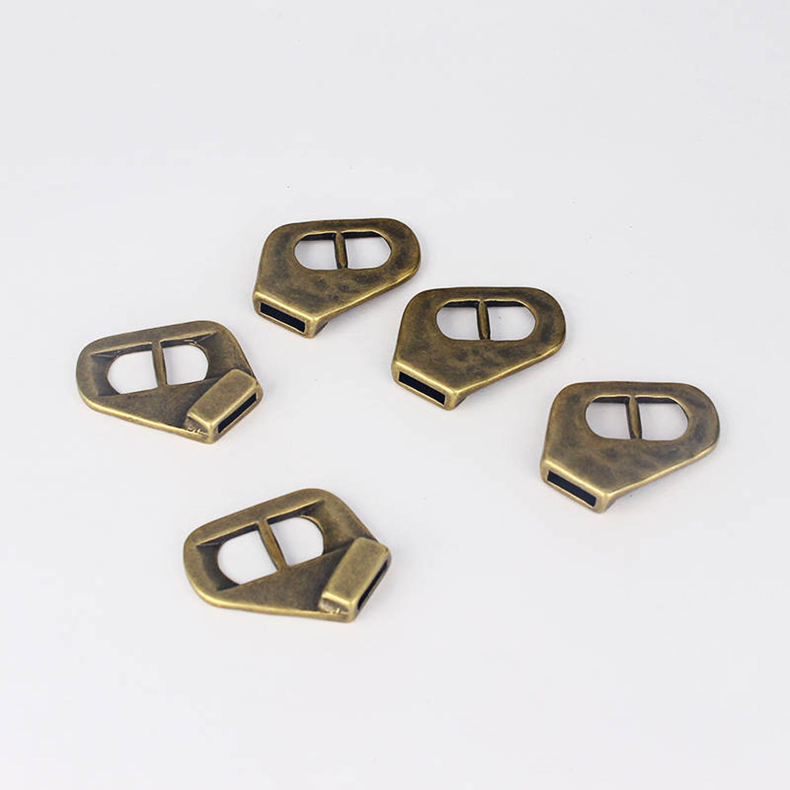 3pcs Antique Bronze 10x2mm Buckle Clasp for 5mm 10mm Flat - Etsy